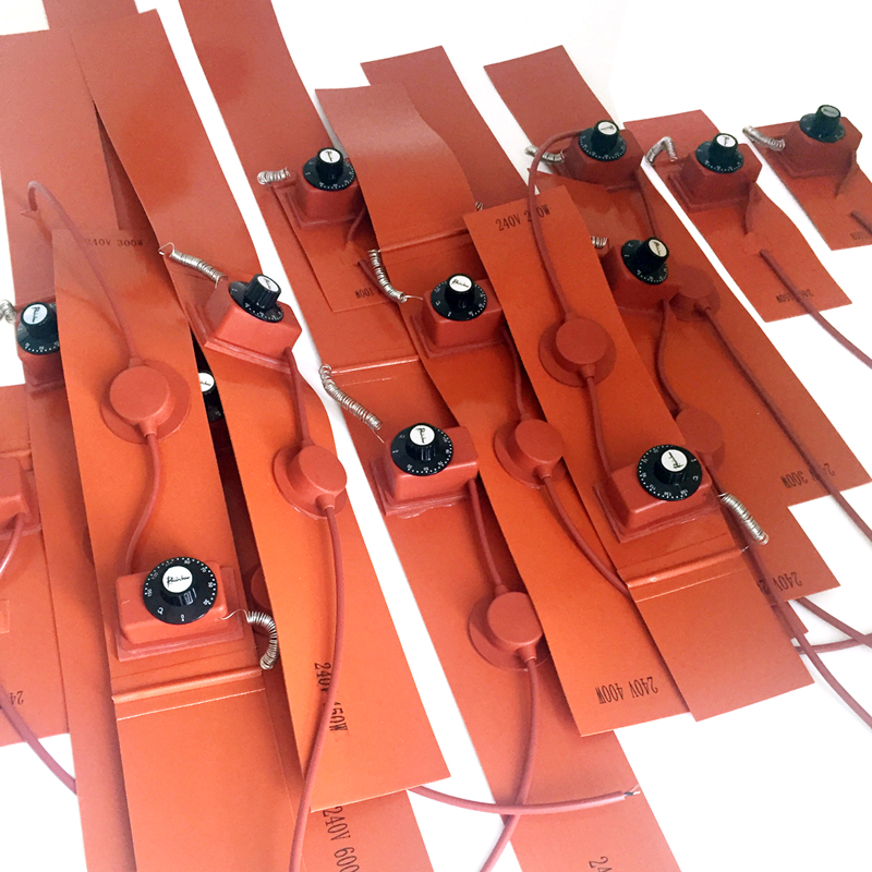 Manta calefactora eléctrica de silicona 220 V | Calentador flexible ...